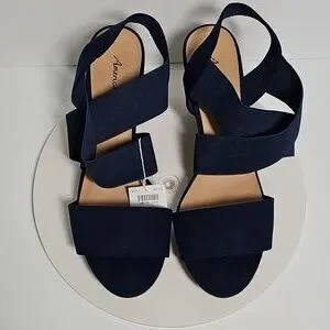 American Eagle Outfitters | Shoes | Nwt American Eagle Ryan Navy Wedge ...
